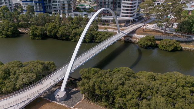 Stunning new bridge opens in Parramatta - Parra News - Parramatta's ...